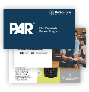 Introduction to PAR Payments - ReSource Point of Sale : ReSource Point ...